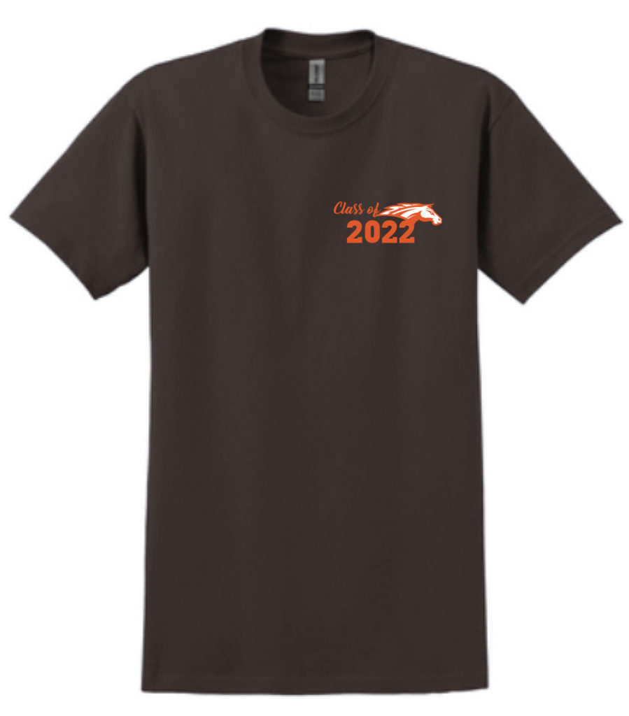 CRHS Class of 2022 T-Shirt – Dark Chocolate – Print Signs and Designs